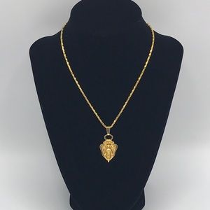Gucci | Jewelry | Authentic Gucci Tag Gold Tone Costume Necklace | Poshmark